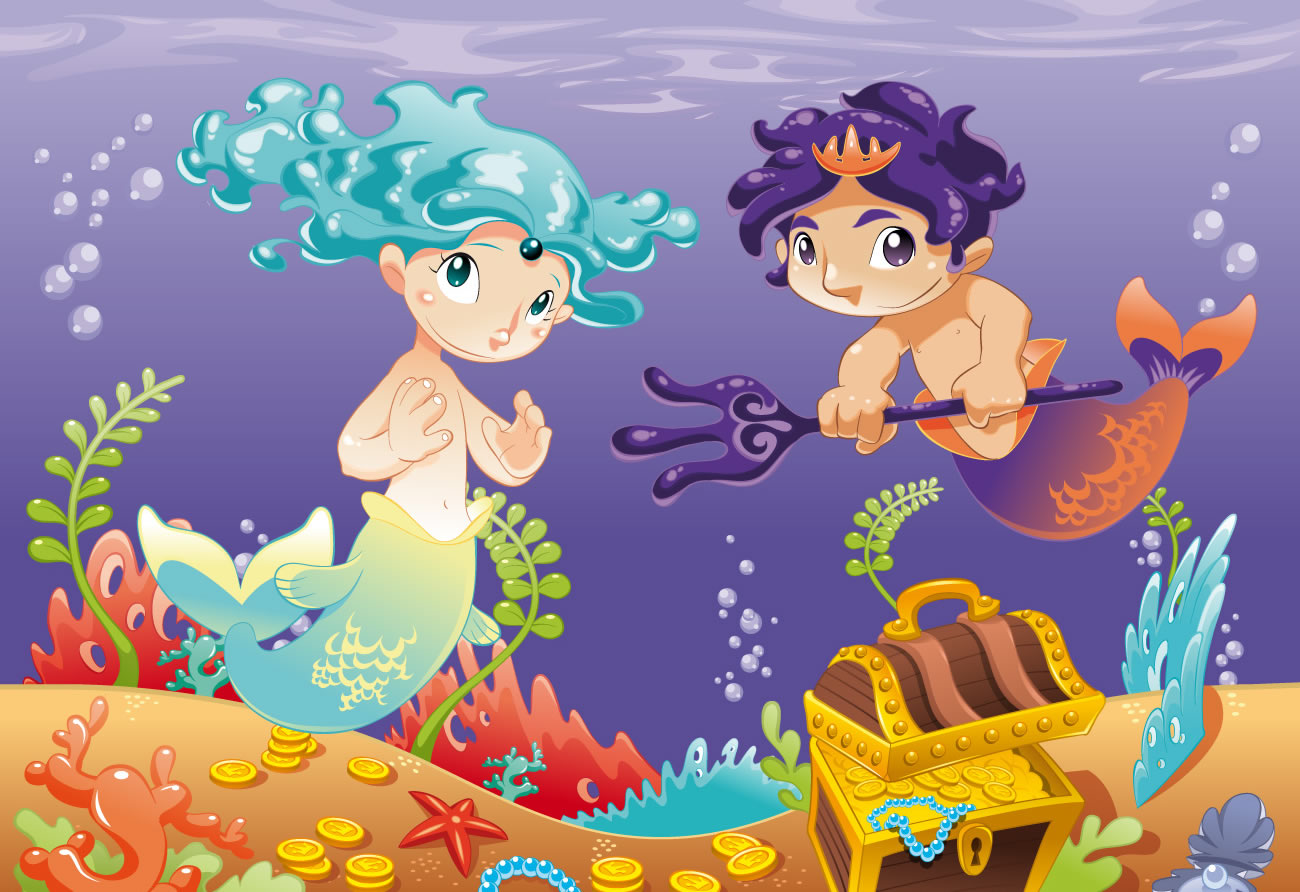 CUENTO INFANTIL: El tritón y la sirena | Bosque de Fantasías