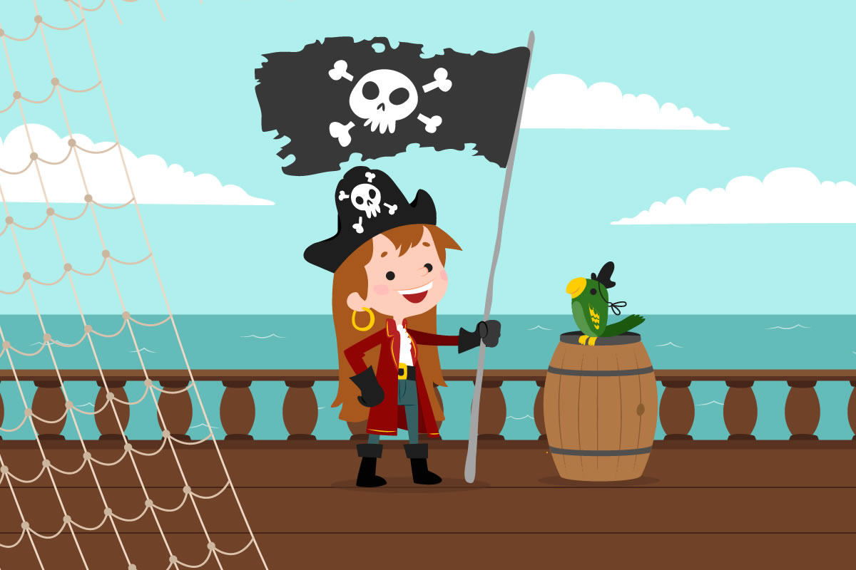 CUENTO INFANTIL: Una pirata muy feroz | Bosque de Fantasías