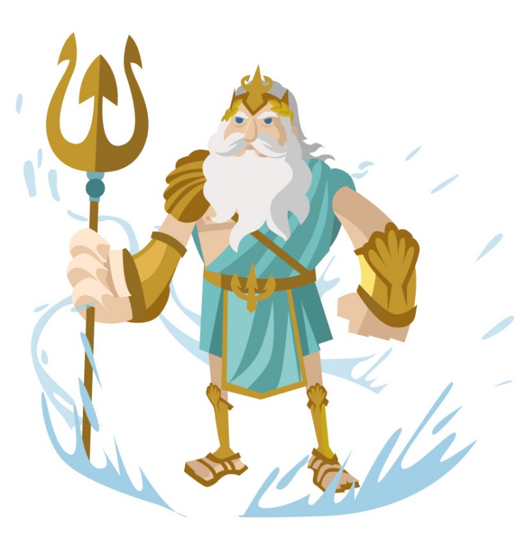 POSEIDÓN: Rey del mar | Historias y mitología para niños