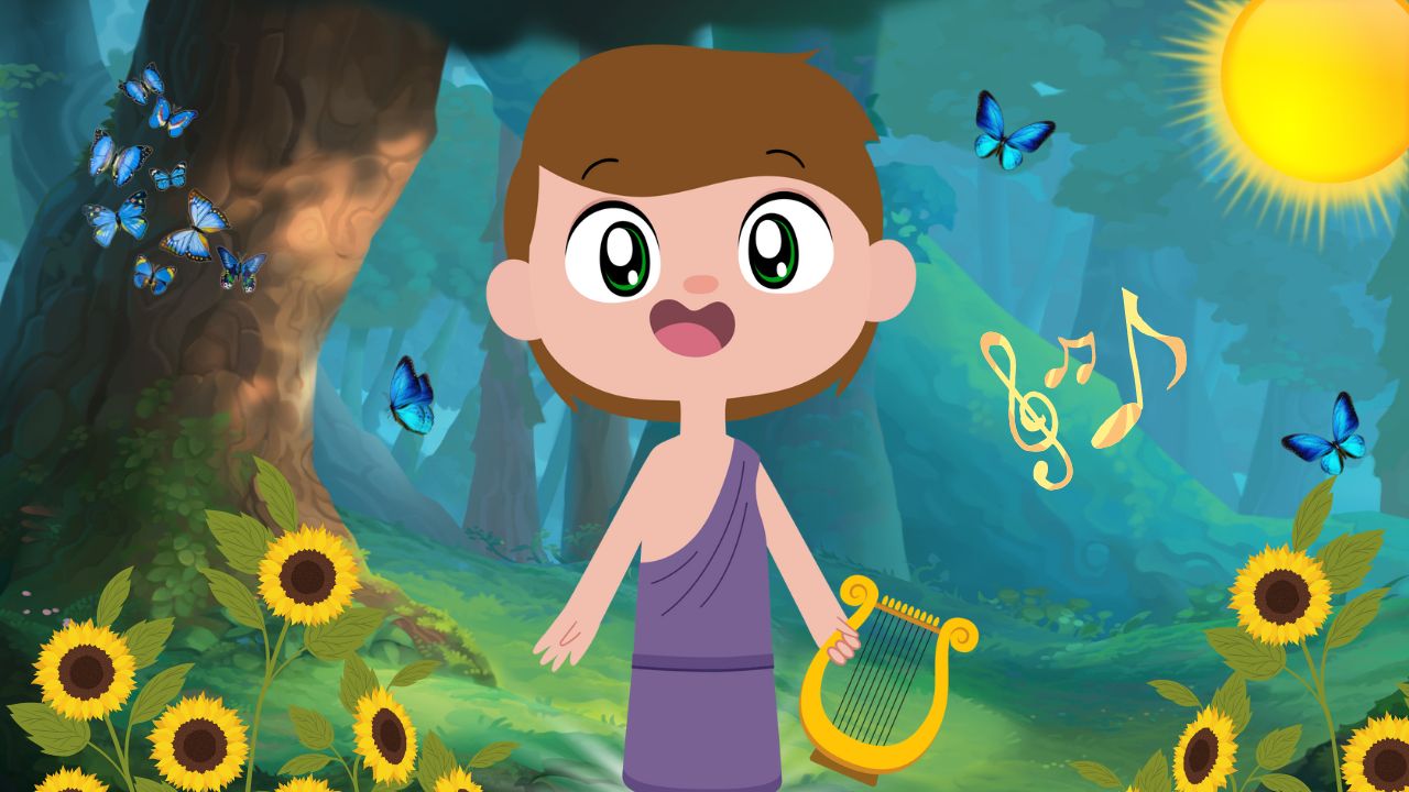 El dios Apolo : Características, historia y mitología para niños