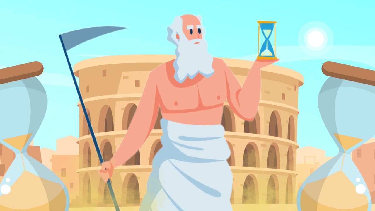 El dios Saturno : Características, historia y mitología para niños