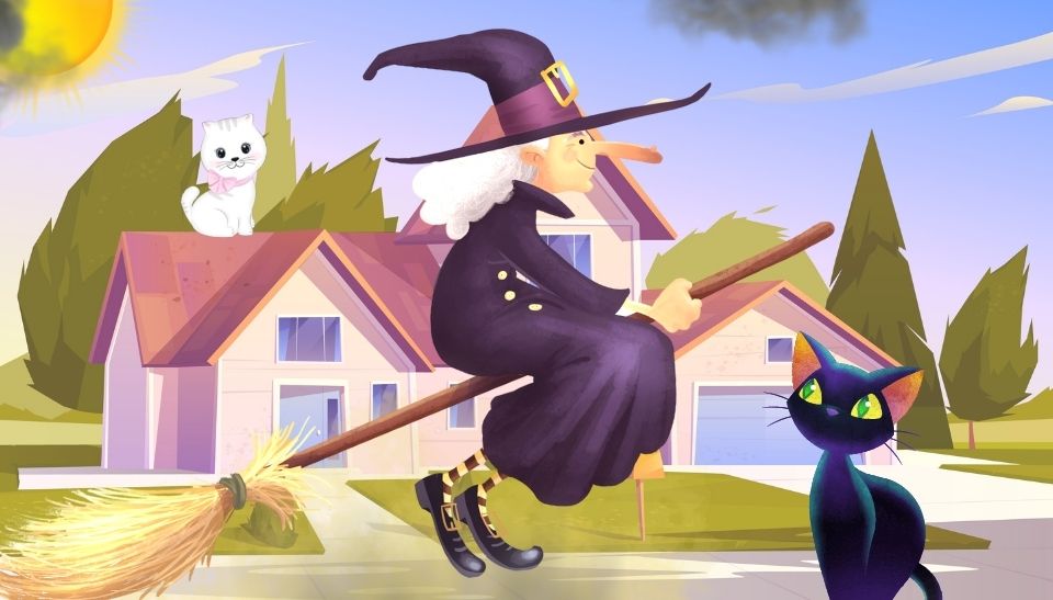 Cuento de misterio para niños: Nuestra vecina es una bruja
