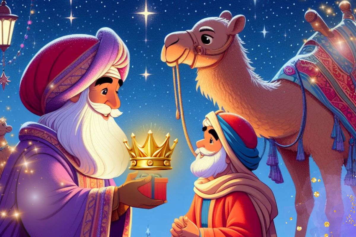 Cuento de NAVIDAD para niños: El camello de Melchor