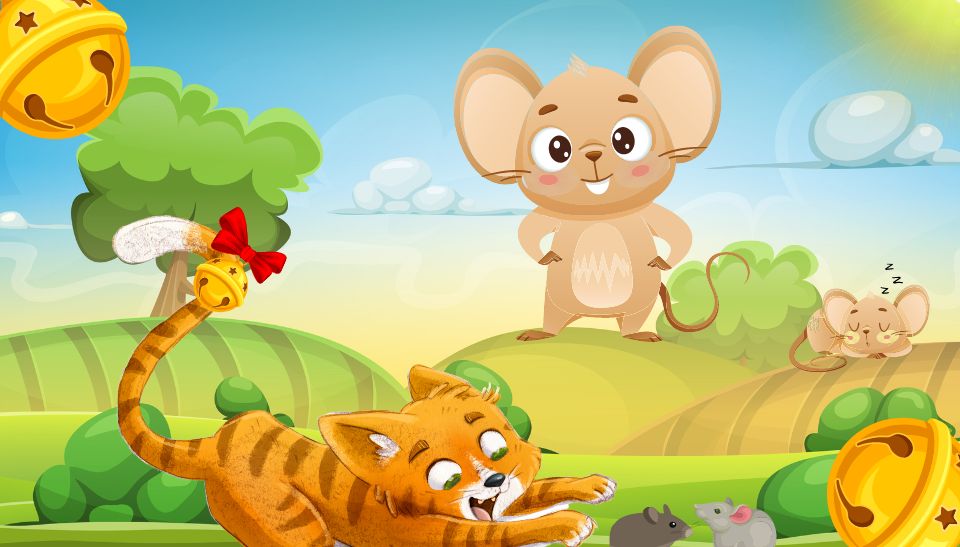 FÁBULA CORTA: El cascabel al gato | Bosque de Fantasías